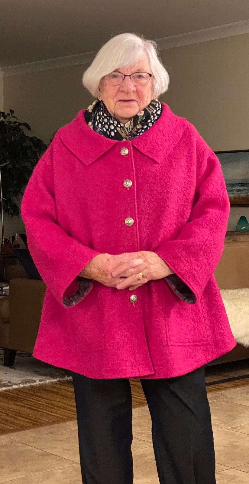 Pink Boiled Wool Jacket | jmn
